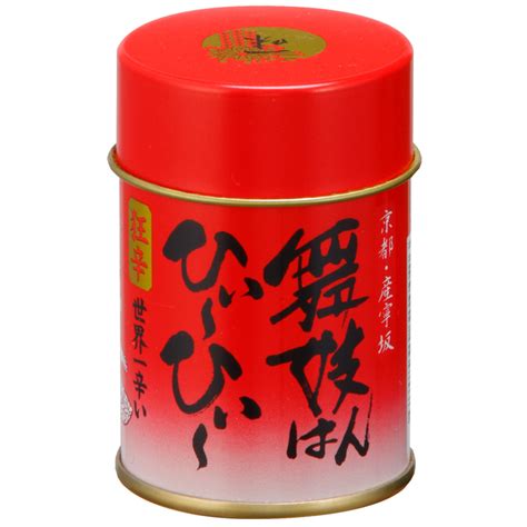 【楽天市場】激辛を超えた狂辛一味【舞妓はんひぃ～ひぃ～ 一味唐辛子・缶】 国産ハバネロ・本鷹唐辛子をブレンド、辛い中に旨味感じる京都生まれの