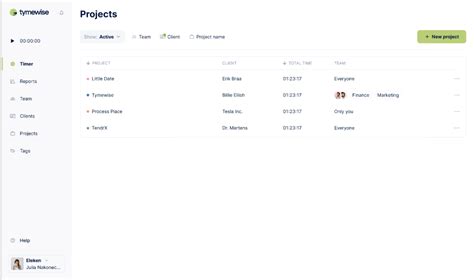 Time Tracking App Design For Better Productivity