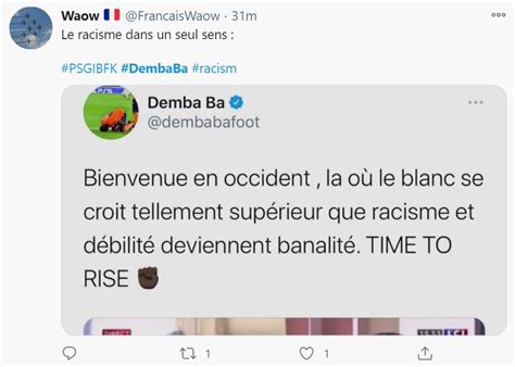 Le Tweet De Demba Ba Sur Les Blancs Refait Surface Le Sénégalais Vivement Attaqué Photos