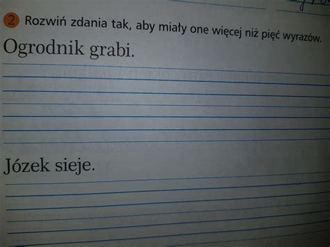 Dzień dobry Proszę o pomoc w tych zadaniach Zarania dziekuje Brainly pl