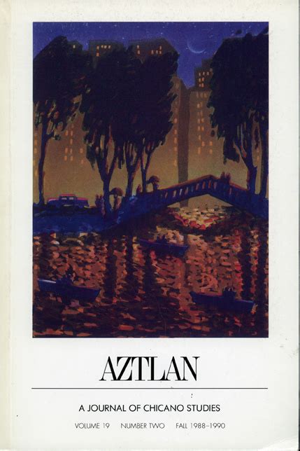 Chicano Cinema And The Horizon Of Expectations Aztlán University Of