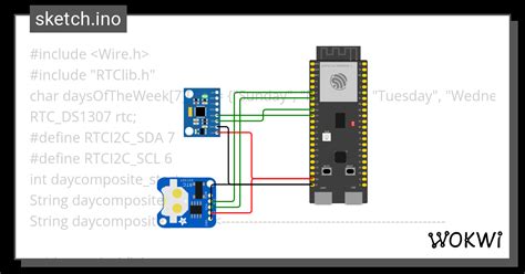 Esp Ds1307 Test Data Wokwi Esp32 Stm32 Arduino Simulator