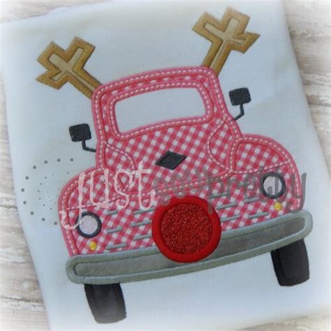 Rudette Reindeer Girl Embroidery Applique Design Etsy