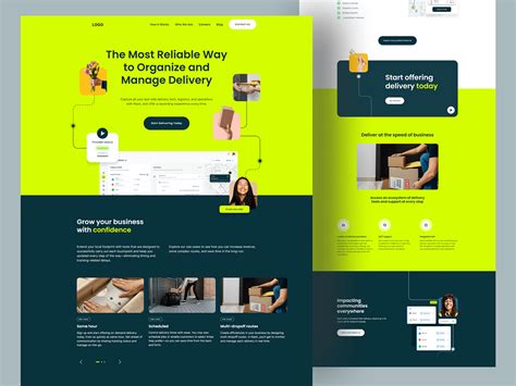 SaaS Landing Page Behance