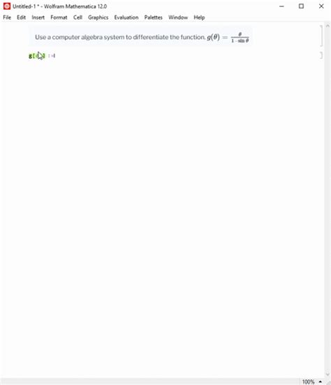 solved use a computer algebra system to differentiate the function g θ