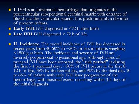 Ppt Intraventricular Hemorrhage Powerpoint Presentation Free