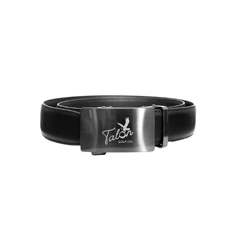 Black Classic Leather Belt Talon Golf Llc