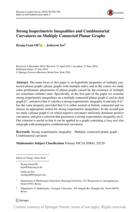 Strong Isoperimetric Inequalities And Combinatorial Curvatures On Multiply Connected Planar Graphs