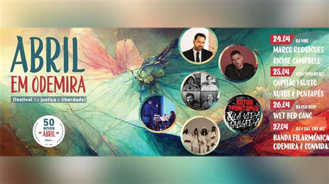 Odemira celebra anos do de Abril Festival Rádio Pax