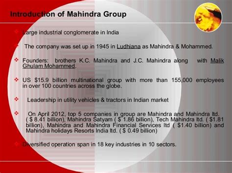 Mahindra And Mahindra