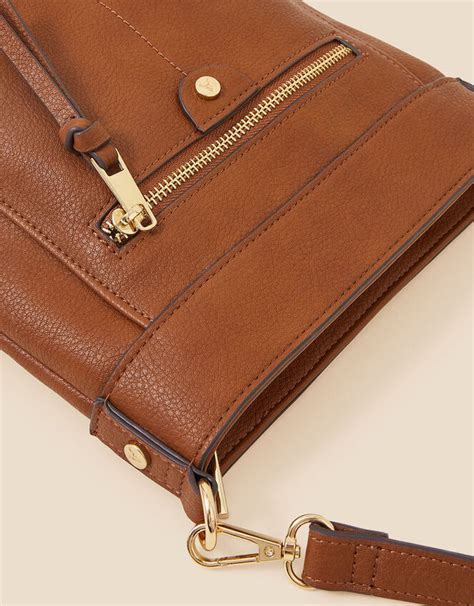 Classic Messenger Bag Tan Cross Body Bags Accessorize Uk