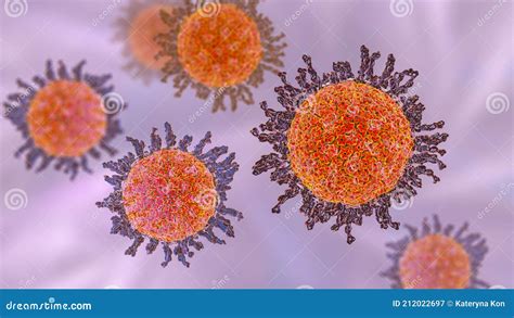 Herpes Simplex Virus Stock Illustration Illustration Of