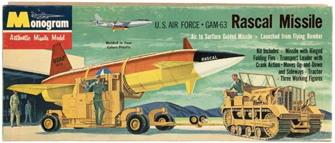 Hakes Monogram Regulus Ii Missile Store Display Gam 63 Rascal Missile Model Kit Sales