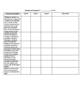 Year 3 Maths 3d Shape Rubric Teaching Resources Tpt
