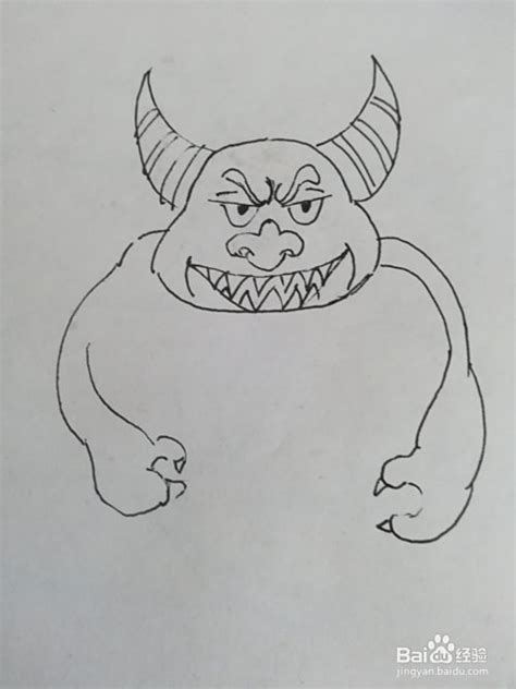 五年级怪兽简笔画 怪兽简笔画简单 伤感说说吧