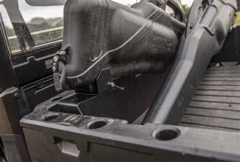 Polaris General In Bed Double Gun Boot Mount By Kolpin Powersports