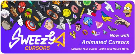 Sweezy Cursors Custom Animated Mouse Pointers For Edge