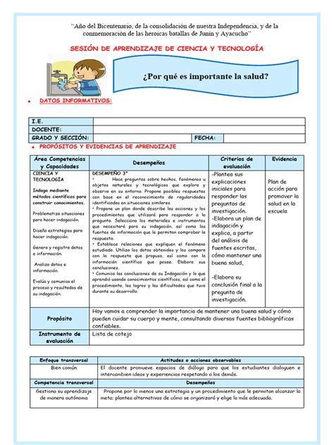 3° Ses Cyt Juev 4 Por Que Es Importante La Salud 933623393 Yessenia