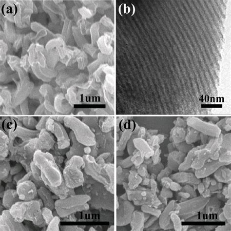 A Sem Image Of The Cmk 3 B Tem Image Of The Cmk 3 C Sem Image Of