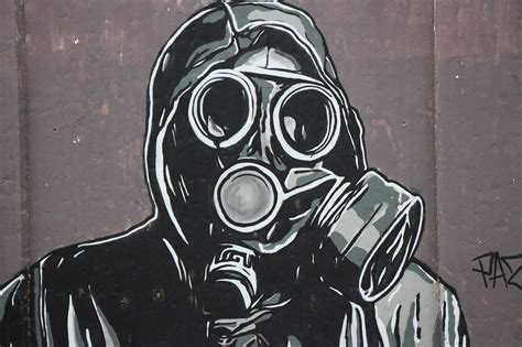 Graffiti Gas Mask Drawings
