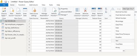 step by step guide for power kpi matrix in power bi desktop
