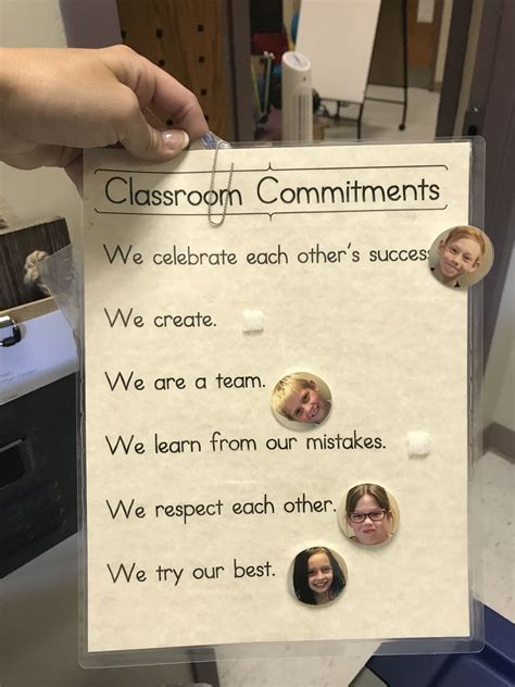 Commitment Charts Making Commitments And Following Through On Them