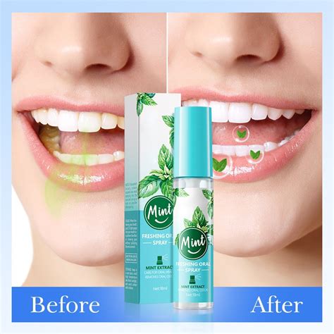 Mouth Spray Breath Spray Mintandpeach Freshener Remove Bad Breath Lasting