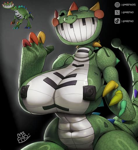 Rule 34 1girl 2d 4 Fingers Anthro Belly Big Breasts Breasts Dinosaur Female Female Anthro