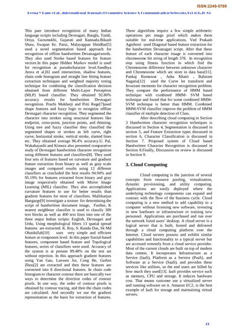 Pdf Offline Marathi Handwritten Character Recognition Marathi