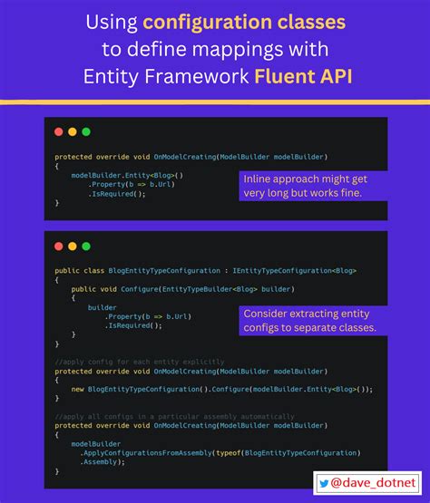 Configure Entity Framework Mappings With Configuration Classes Rather
