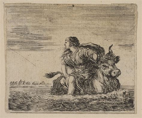 Etched By Stefano Della Bella Jupiter And Europa From Game Of