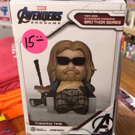 Avengers Endgame Bro Thor Thinking Time Figure By Beast Kingdom