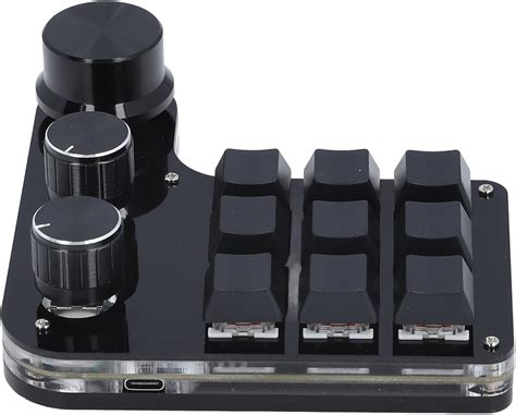 Macro Keypad USB Mini Macro Mechanical Gaming Keyboard With RGB LED Programmable With Onboard