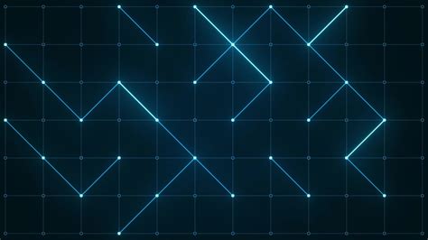 Connecting Dots And Lines In Grid 2014326 Stock Video At Vecteezy