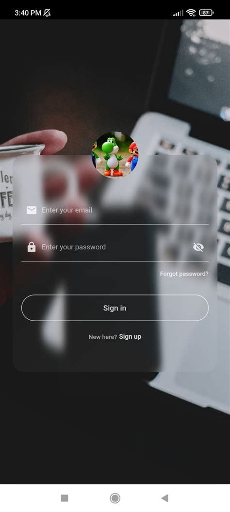 Flutter Glassmorphism Login Ui Template Let Me Flutter