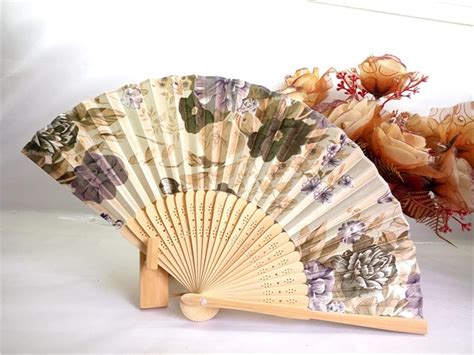 Abanico de mano plegable abanicos de boda de seda abanico de mano plegable japonés