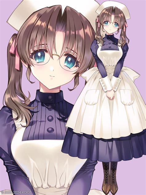 Safebooru 1girl Absurdres Apron Black Dress Boots Breasts Carnelian