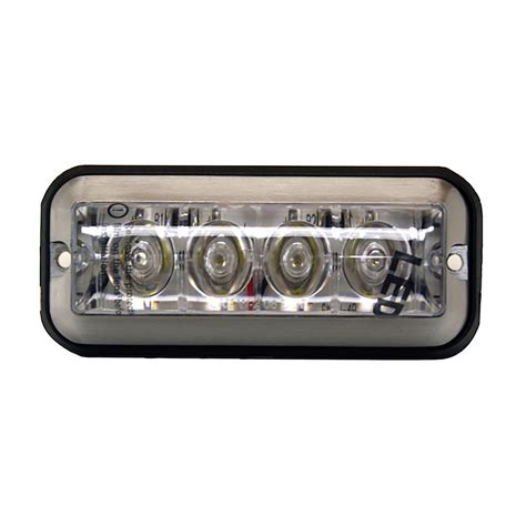 Buyers Products Led Rectangular 4 Strobe Amber 488 In Siteone