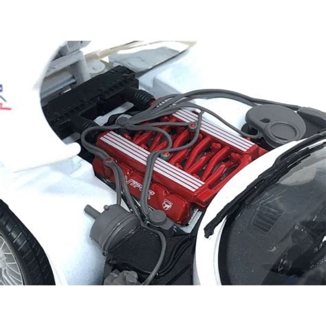 Miniatura Dodge Viper GT Branco Maisto