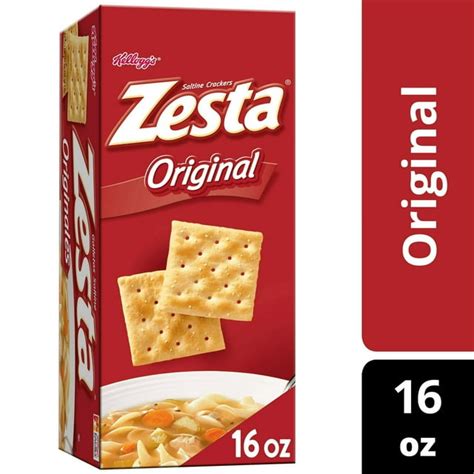 Pack Of 2 Kelloggs Zesta Original Saltine Crackers Soup Crackers 16