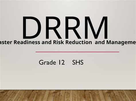 Drrm Week 1 Pptx Grade 12 12345678910000 Ppt