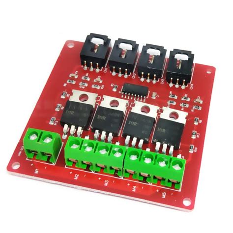 Négycsatornás 4 Es Út Mosfet Gomb Irf540 V4 0 Kapcsoló Modul Az