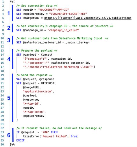Salesforce Marketing Cloud Voucherify Support