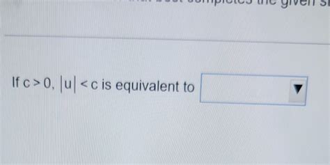 Solved If C 0 U Chegg Com