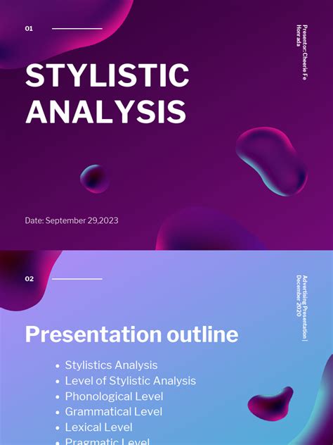 Levels Of Stylistic Analysis Pdf Poetry Metre Poetry