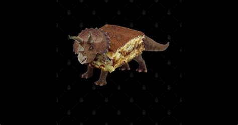 Triceramisu Tiramisu Triceratops Meme Dinosaur Meme Sticker Teepublic