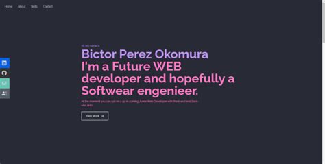 Make A Portfolio Using Html Css And Javascript By Bictorperez11 Fiverr