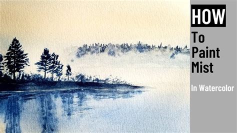 How To Paint Mist In Watercolor With 3 Simple Steps Youtube