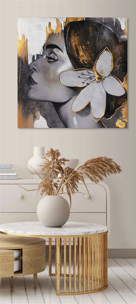 Leinwandbild Blume Pflanze und Blütenblatt N s00091 Online Shop