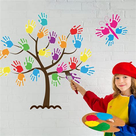48 Colorful Handprint Cut Outs For Classroom Bahrain Ubuy